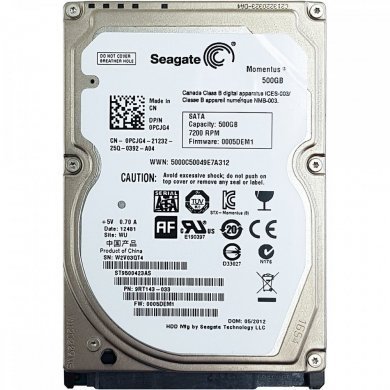 =ST9500423AS HD Seagate Momentus 500GB SATA 3.0Gbs