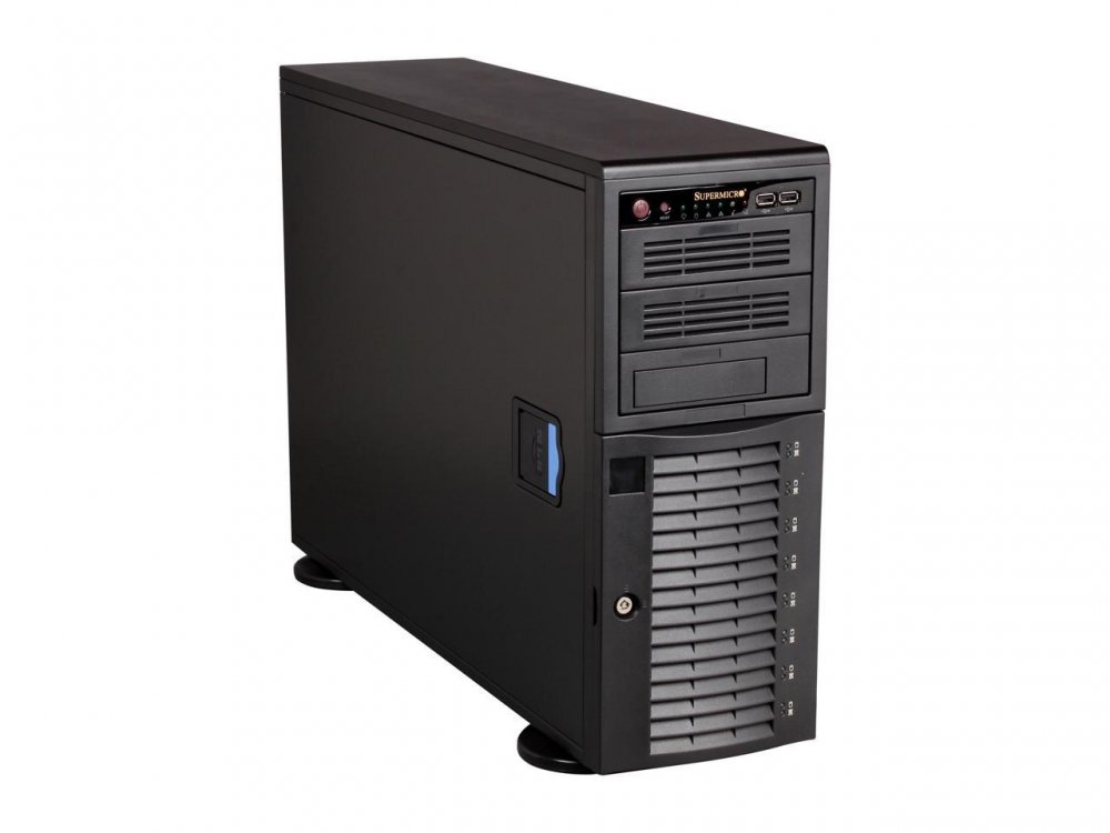 CSE-743T-665B SUPERMICRO SuperChassis Black 4U Pedestal Server