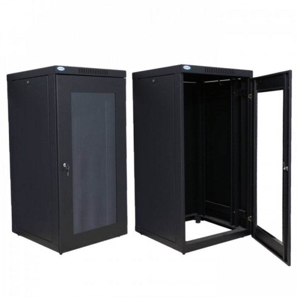 R01061916065000 RAKER Mini Rack 16U 650MM 19 Polegadas Preto