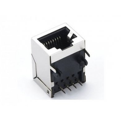 RJ45-PCB Conector RJ45 Femea Modular 8 vias